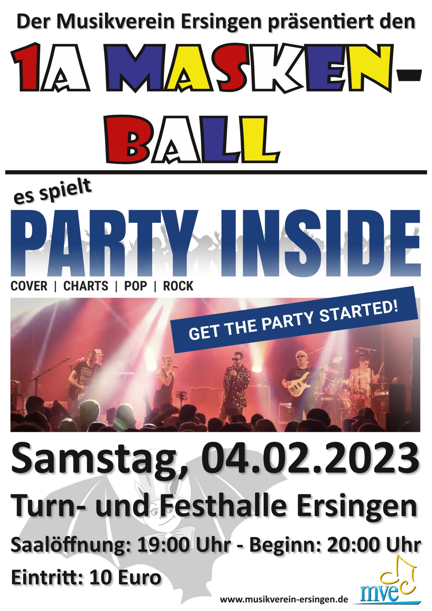 Vorankündigung Maskenball – Musikverein Ersingen e.V.