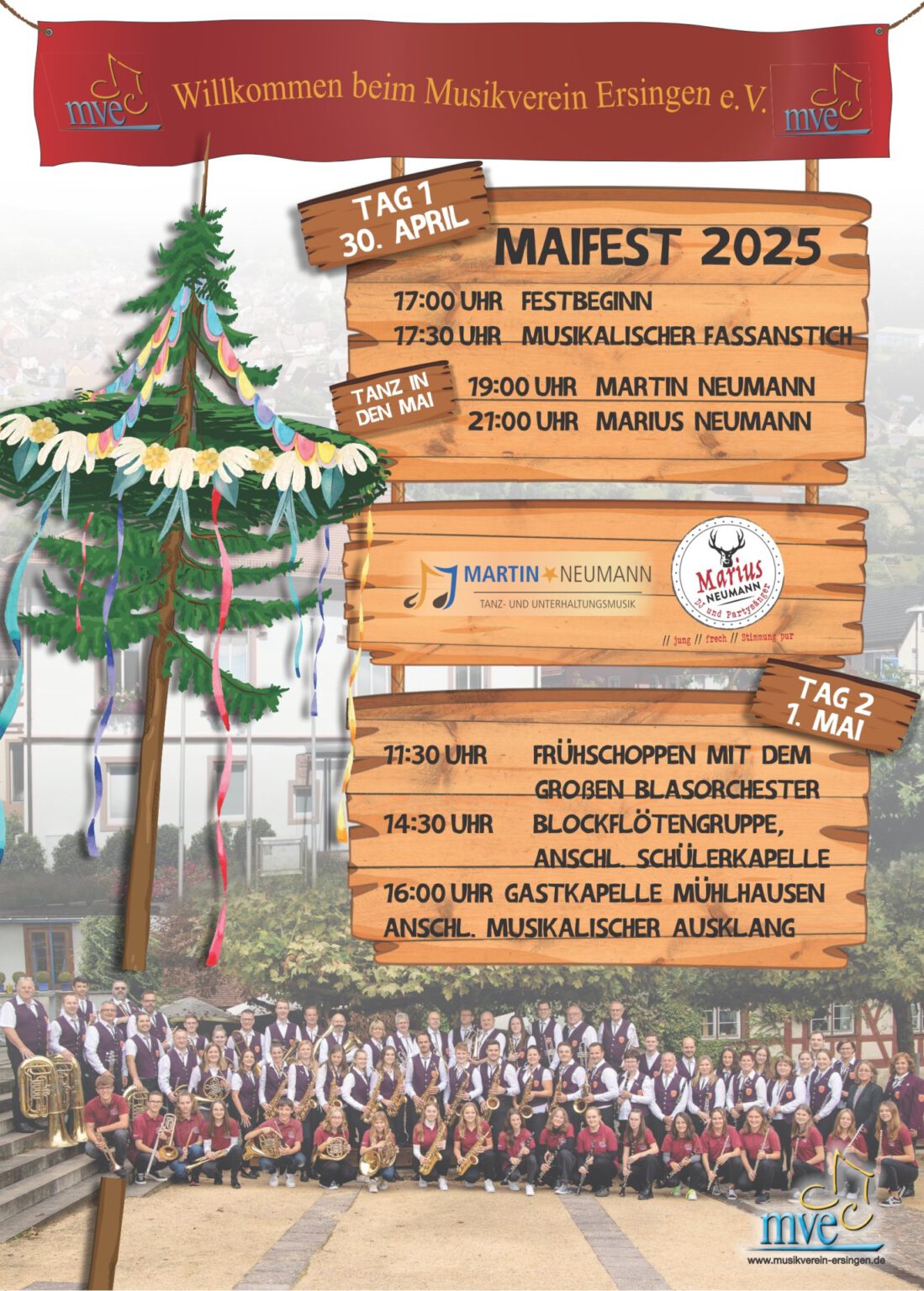 Einladung zum Maifest – Musikverein Ersingen e.V.